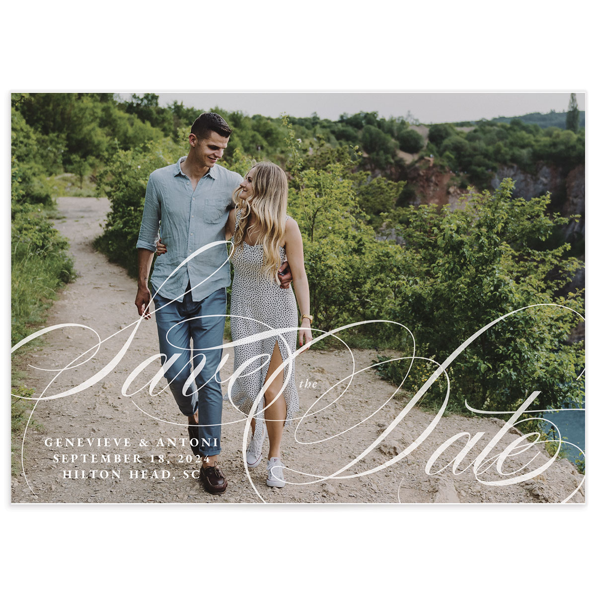 Wedding Save The Dates | Elegant to Rustic Designs | The Knot