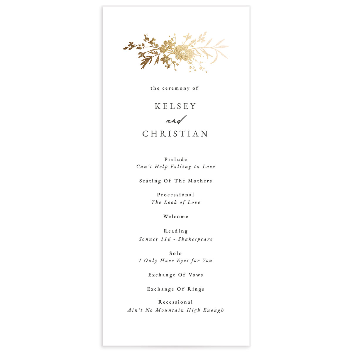 Wedding Programs | The Knot